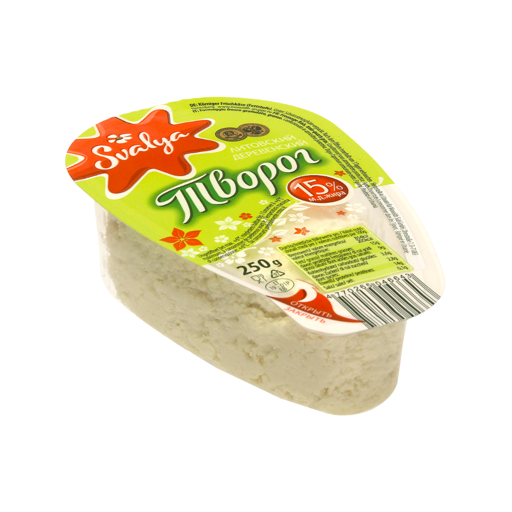 Cottage cheese Svalya, 15% fat, 250g – annasgourmet.sg
