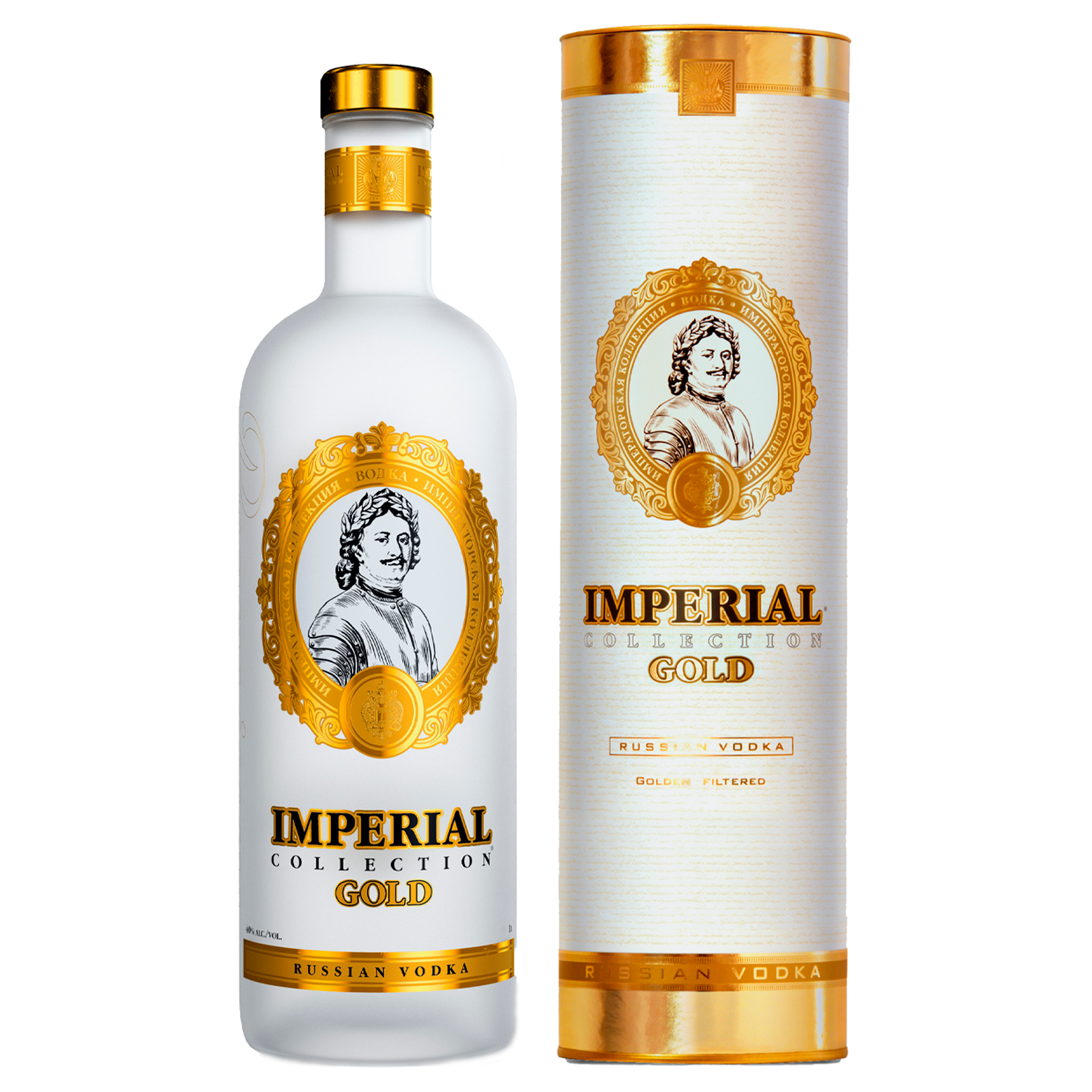 Imperial Collection Gold, Premium Vodka, in gift box,1l – annasgourmet.sg