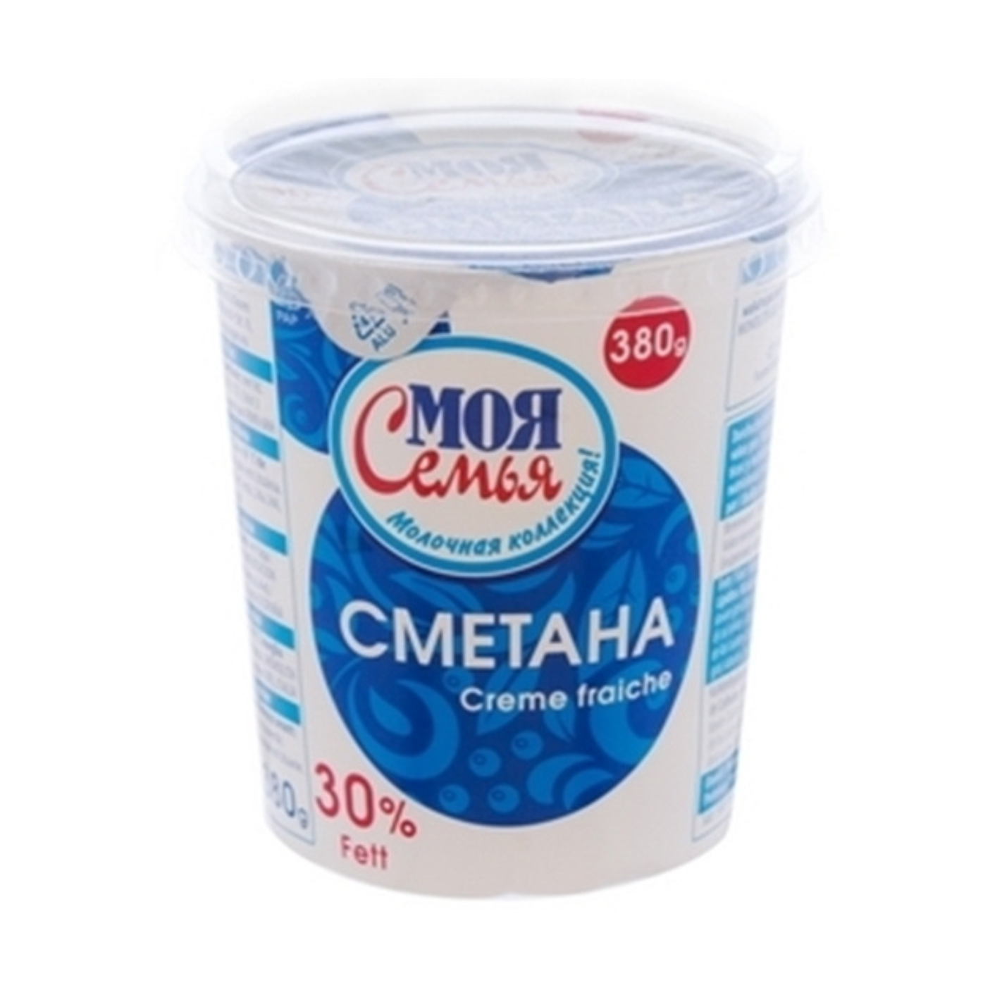Moya Semya crème fraîche 30%, 380g – rich, tangy, smooth, vegetarian ...