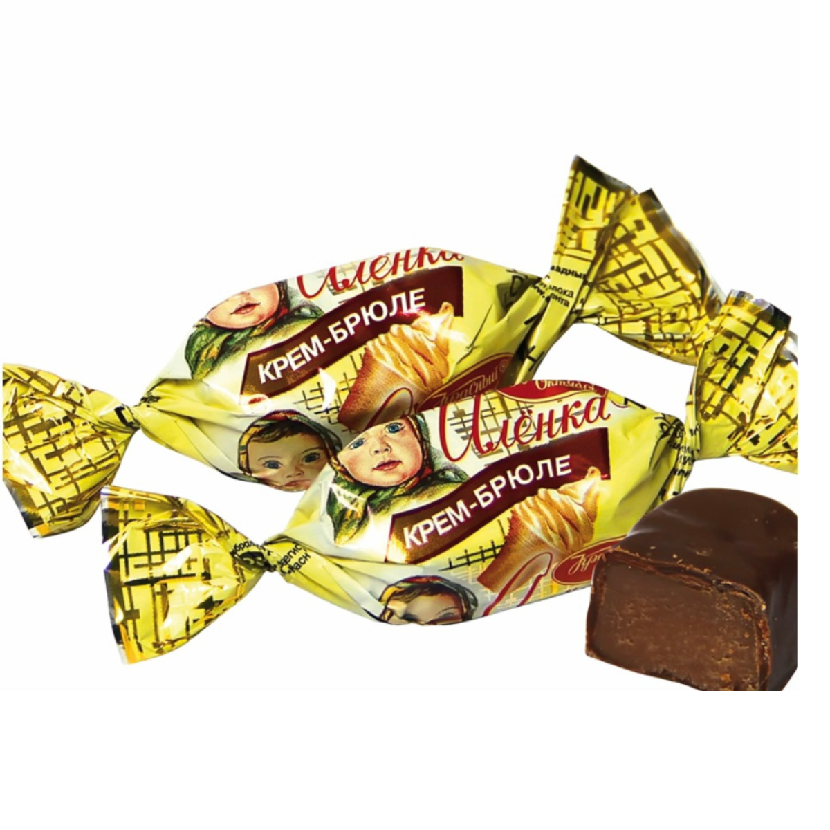 Chocolate candies "Alyonka" cream brûlée, smooth, 250g, vegetarian ...